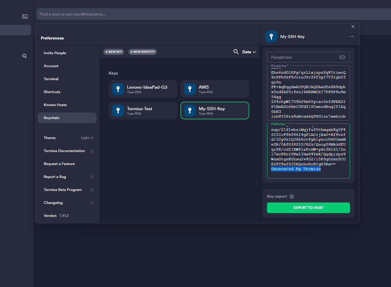Generate An Ssh Key With Termius Gridpane